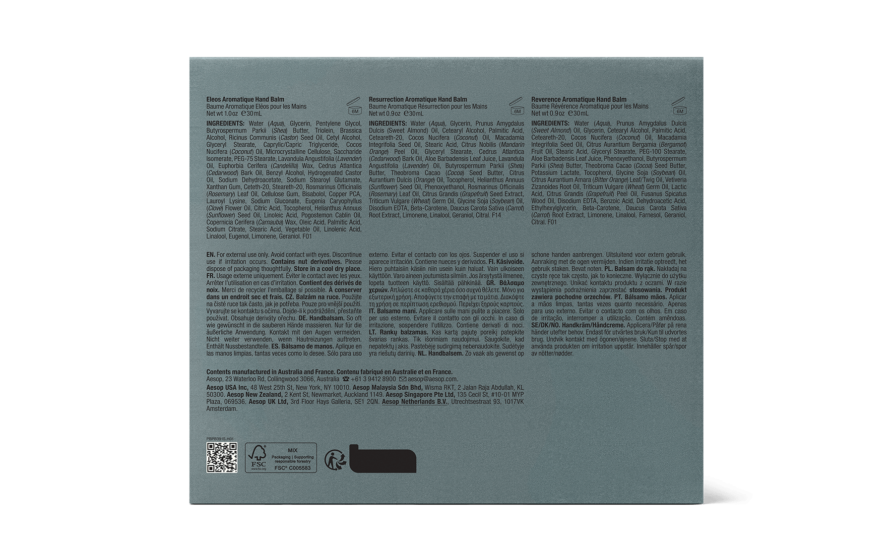 Helping Hands—A Hand Balm Trio | Aesop